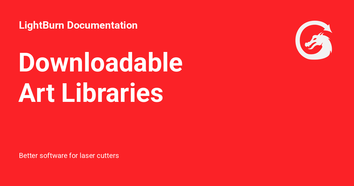 Downloadable Art Libraries - LightBurn Documentation